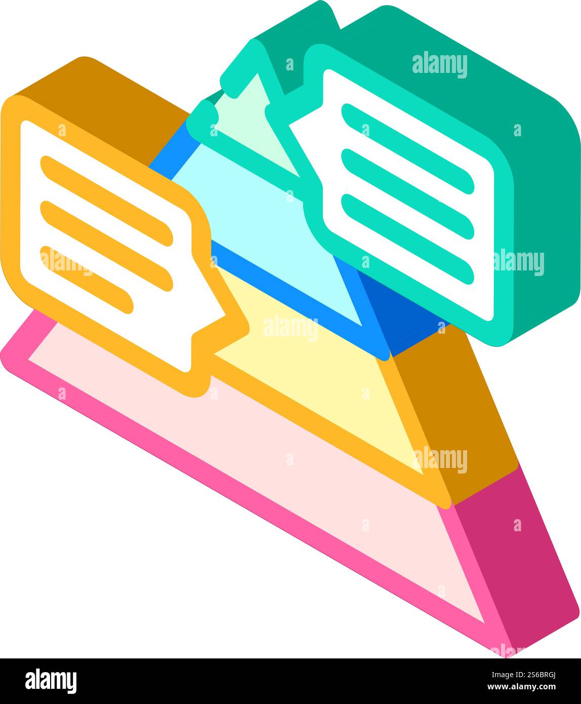 pyramided data analysis isometric icon vector. pyramided data analysis ...