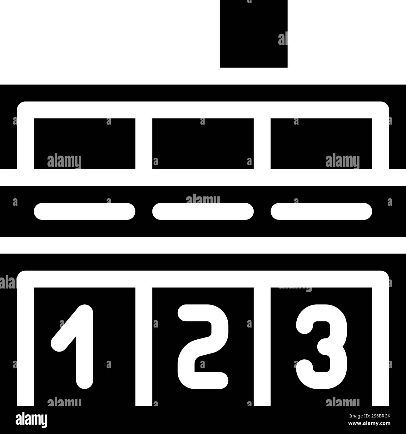 fire department building glyph icon vector. fire department building ...