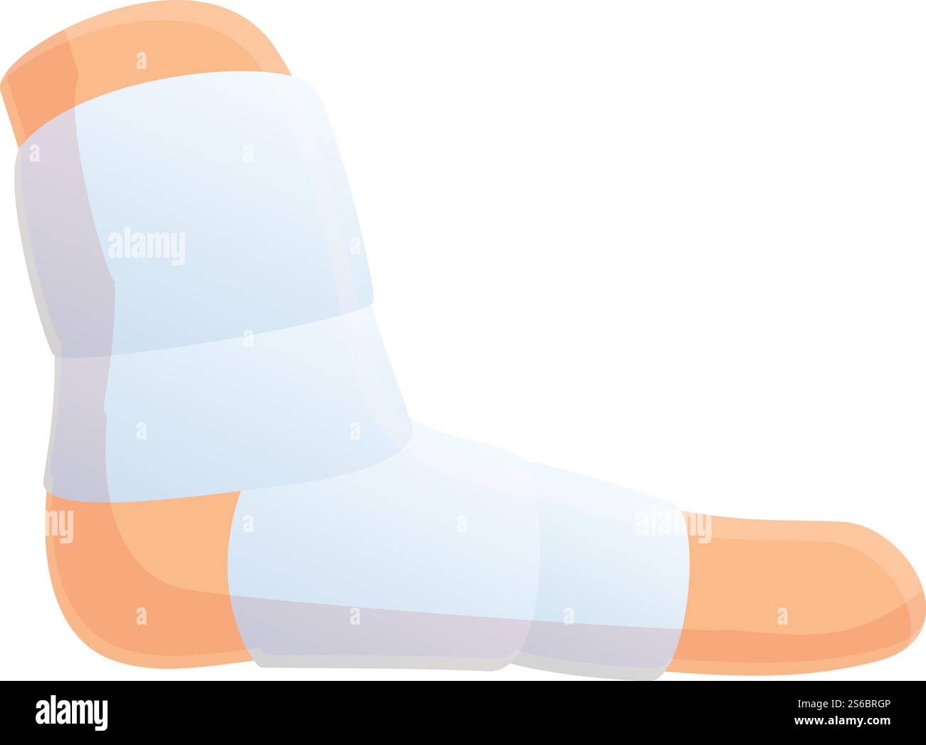 Foot medical bandage icon. Cartoon of foot medical bandage vector icon ...