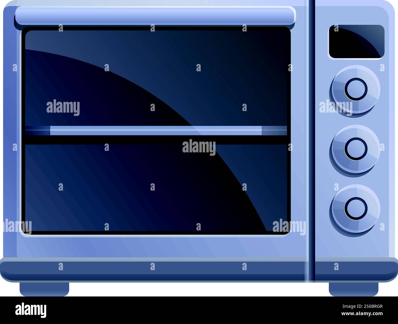 Temperature convection oven icon. Cartoon of temperature convection ...