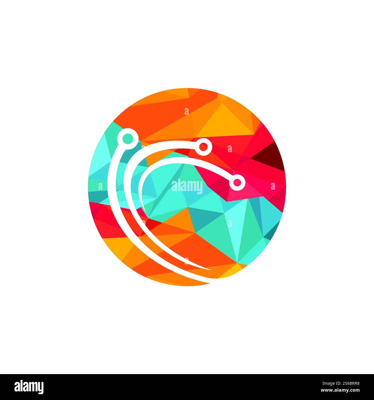 Abstract technology vector logo design Stock Vector Image & Art - Alamy