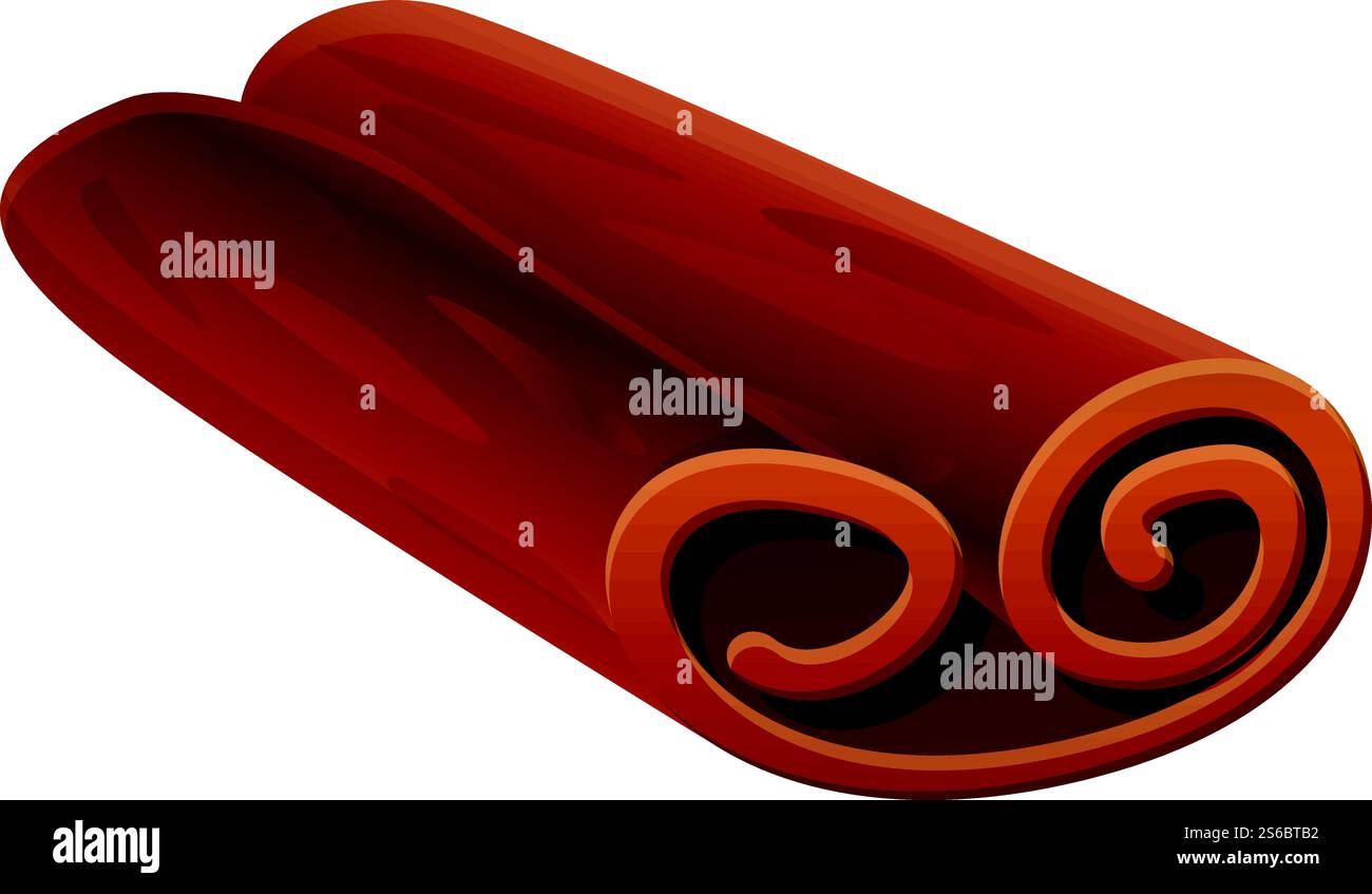Cinnamon stick icon. Cartoon of cinnamon stick vector icon for web ...