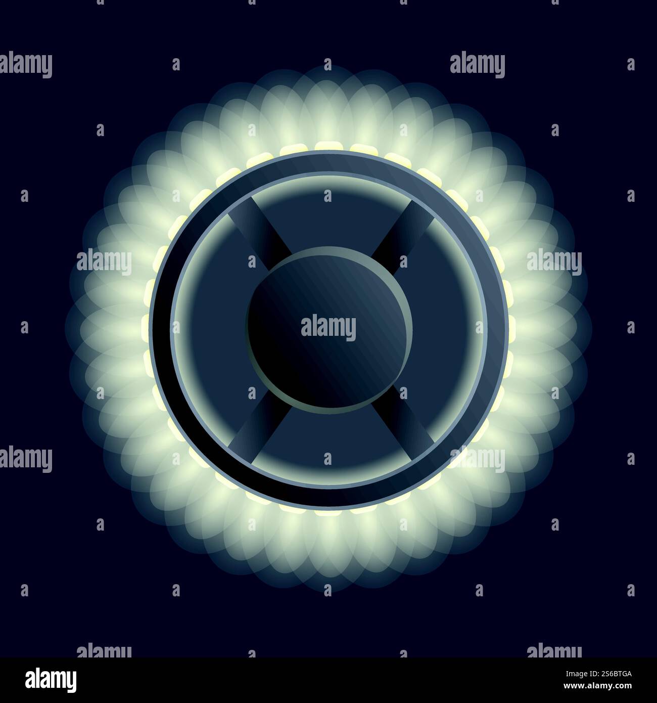 Led strip lights roll icon. Cartoon of led strip lights roll vector ...