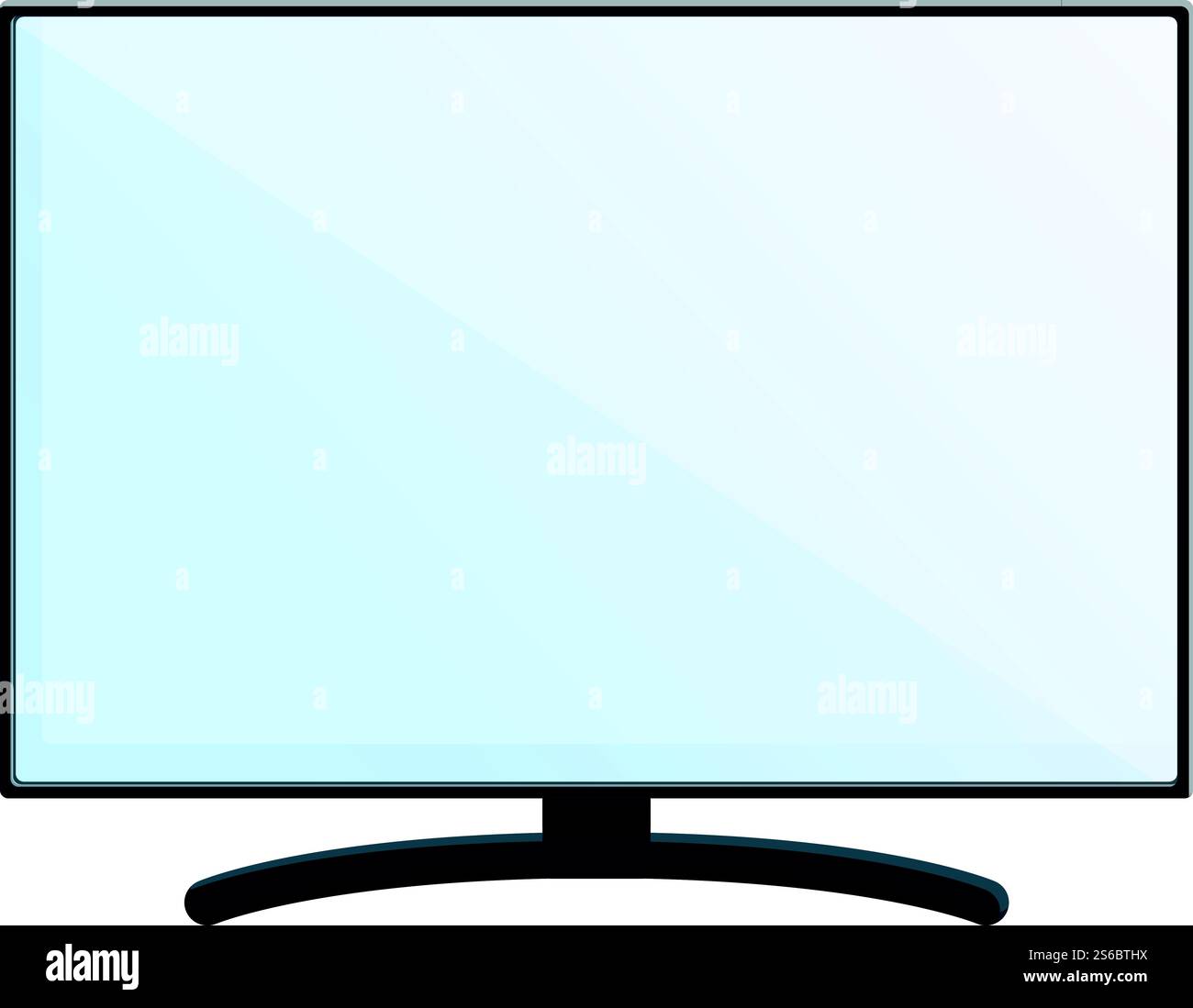 Desktop monitor icon. Cartoon of desktop monitor vector icon for web ...