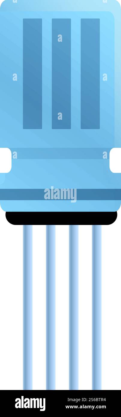 Condenser capacitor icon. Cartoon of condenser capacitor vector icon ...