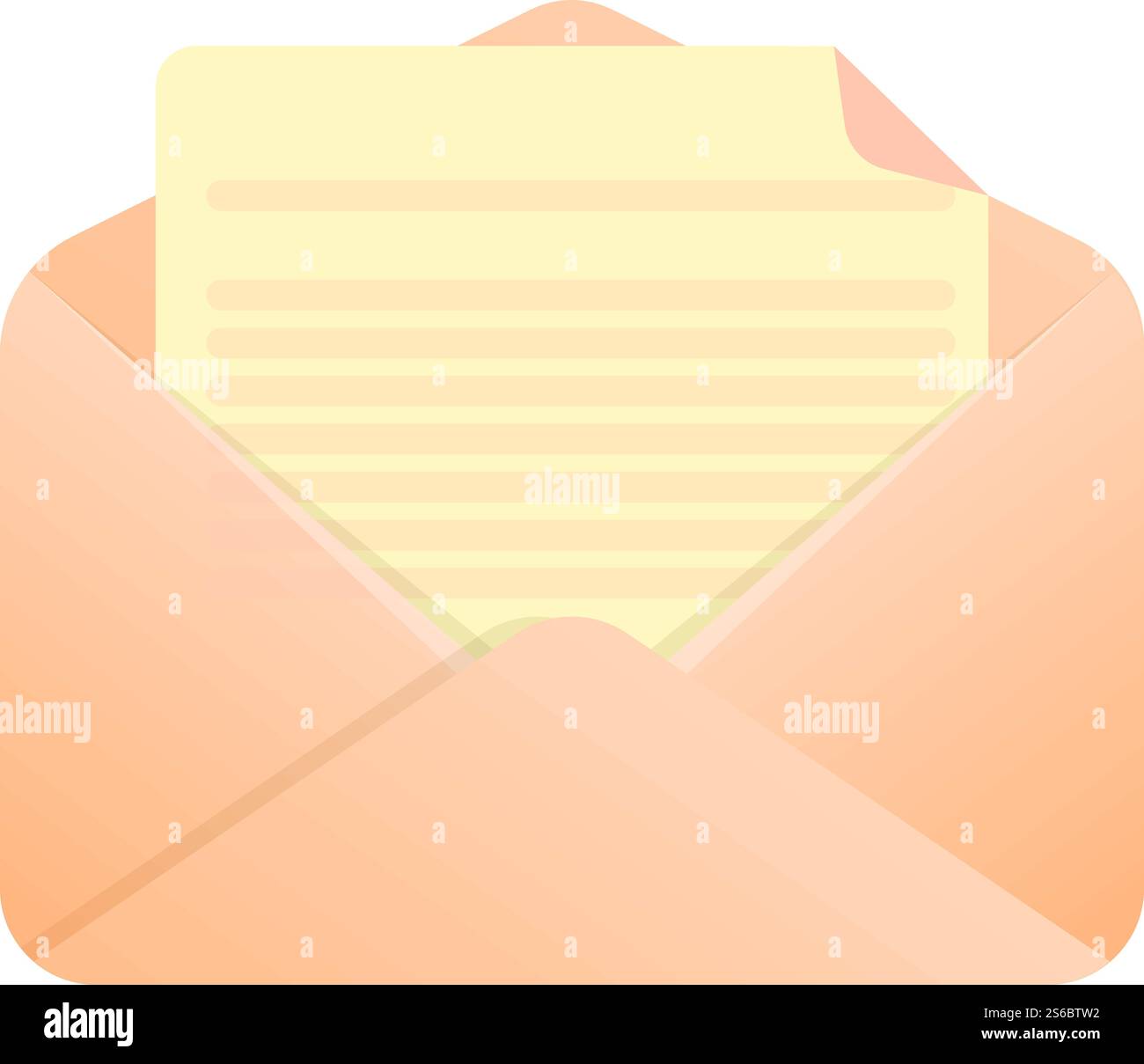 Envelope icon. Cartoon of envelope vector icon for web design isolated ...