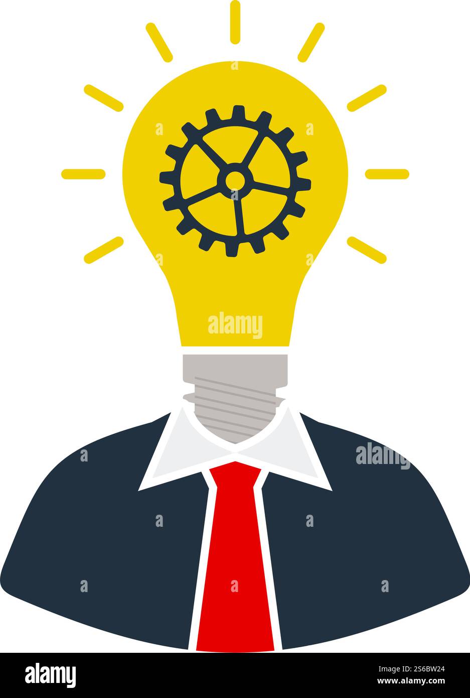 Innovation Icon. Flat Color Design. Vector Illustration Stock Vector ...