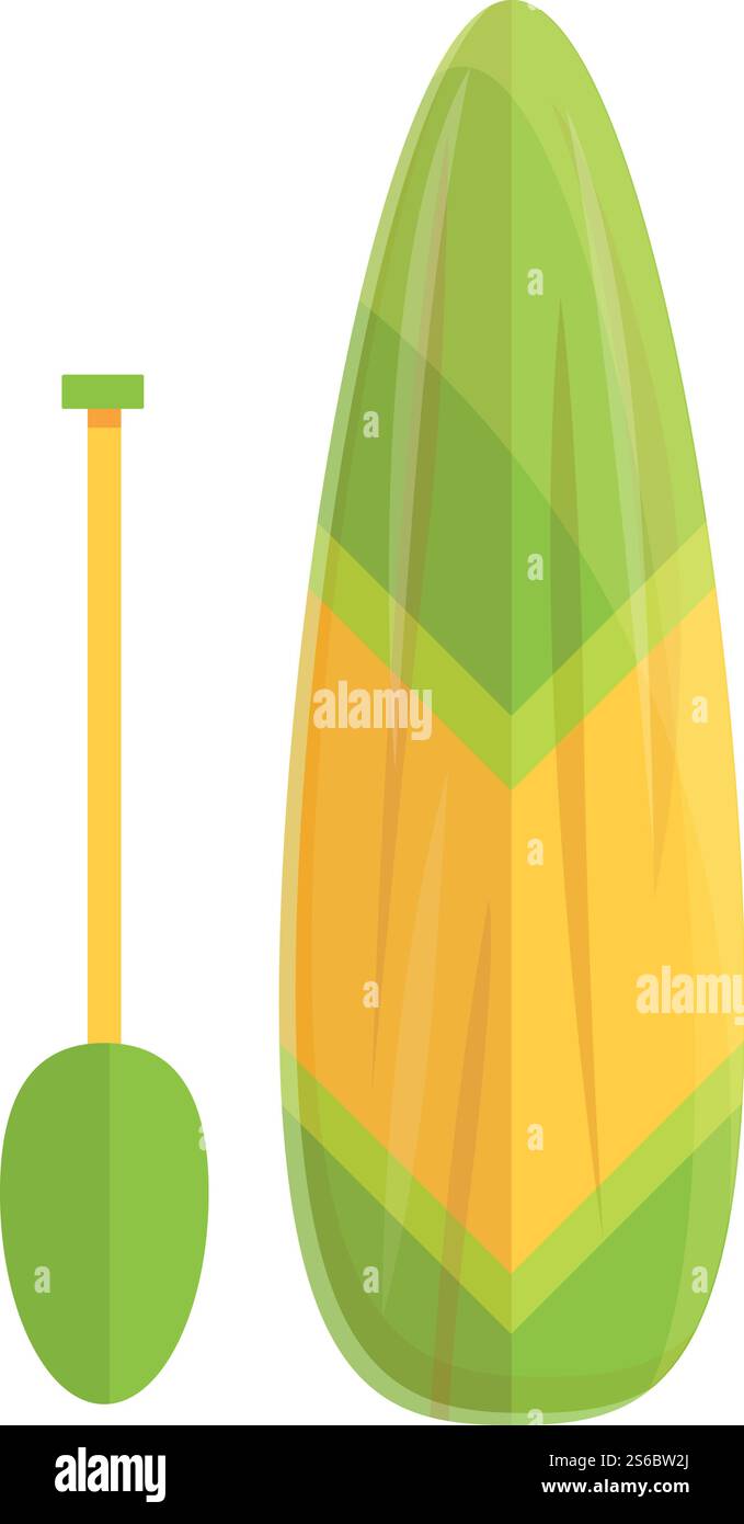 Bodyboard sup surfing icon. Cartoon of bodyboard sup surfing vector ...