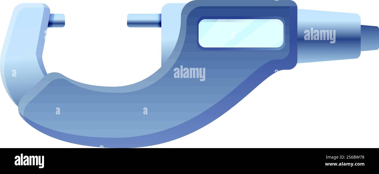 Micrometer icon. Cartoon of micrometer vector icon for web design ...