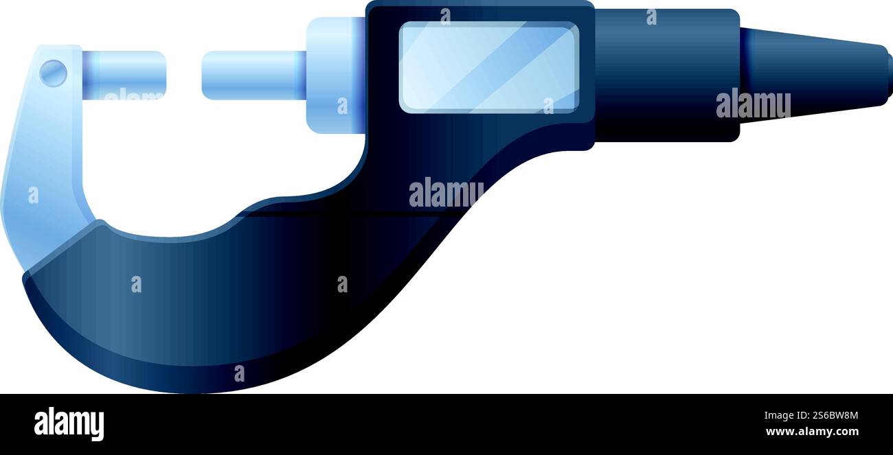 Diameter micrometer icon. Cartoon of diameter micrometer vector icon ...