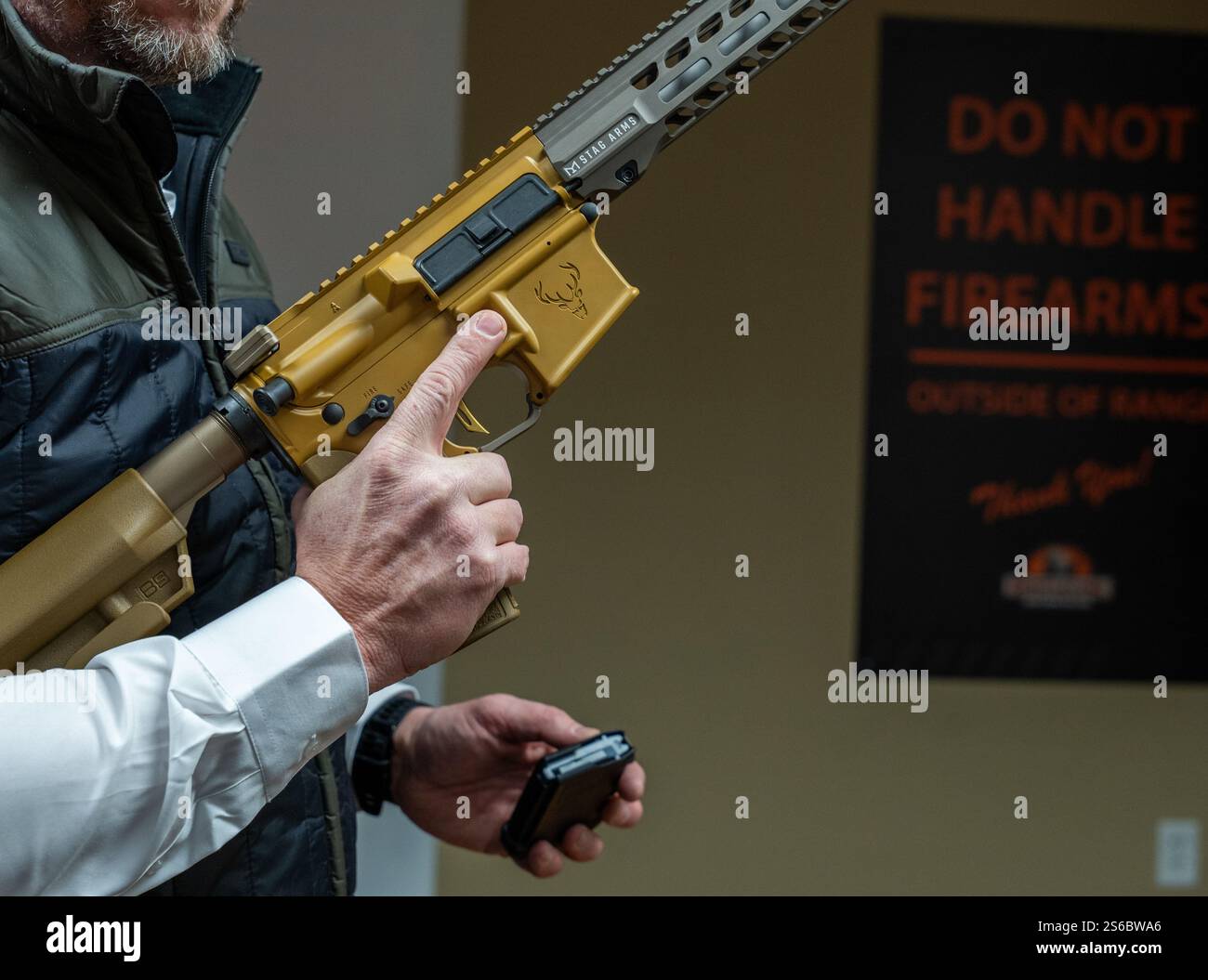 January 16, 2025, Lakewood, Colorado, USA: Nephi Cole, director of ...