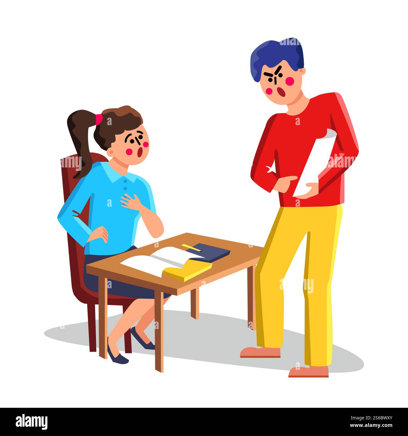 Cartoon people complaining hi-res stock photography and images - Alamy