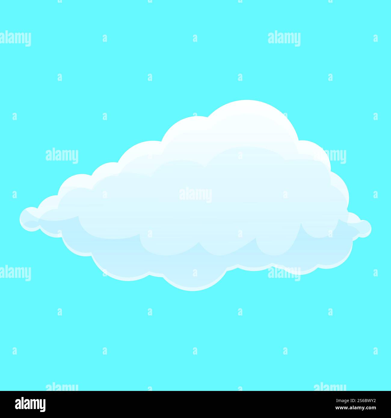 Shadow cloud icon. Cartoon of shadow cloud vector icon for web design ...