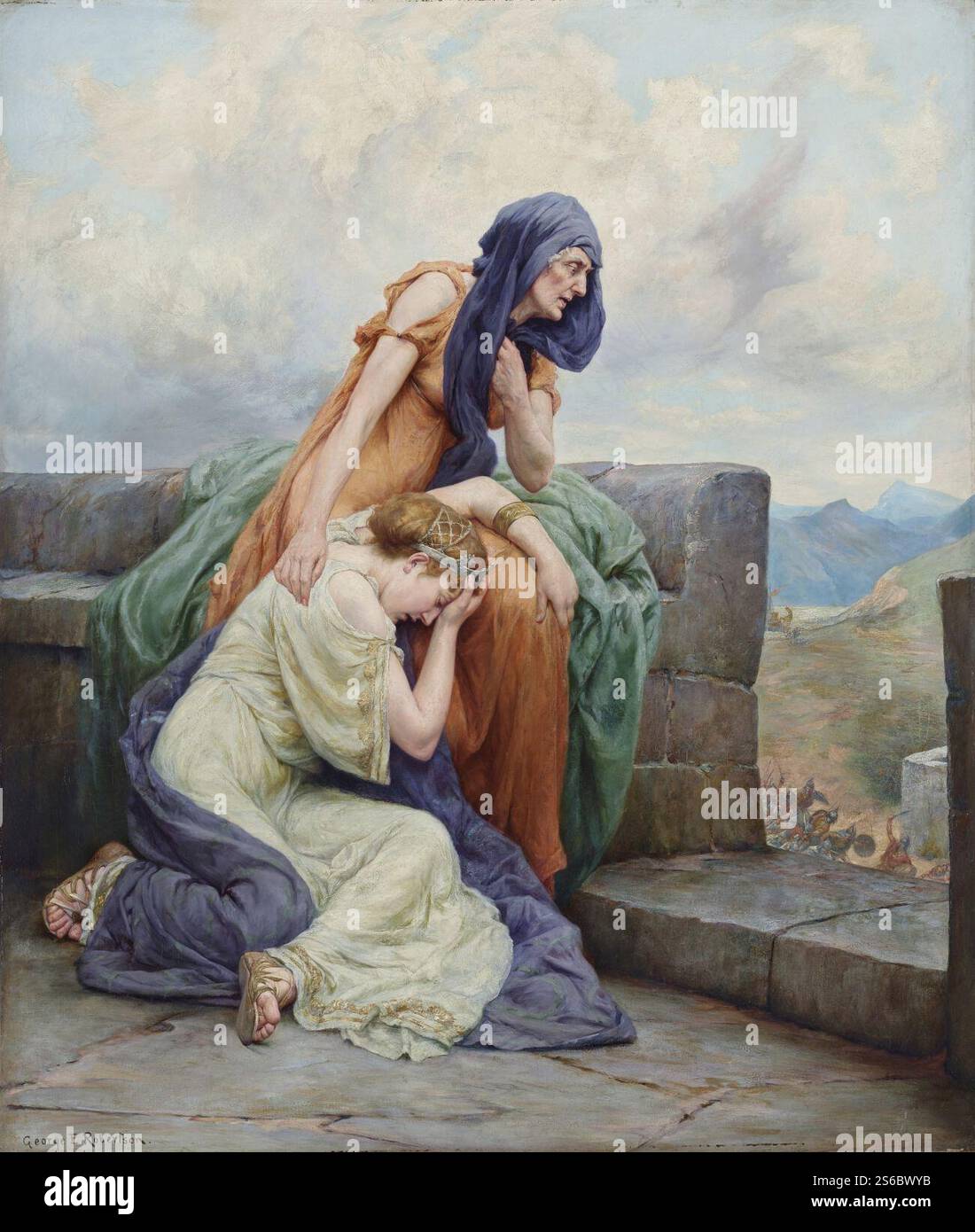 George edward robertson a fate worse than death 060012 Stock Photo - Alamy