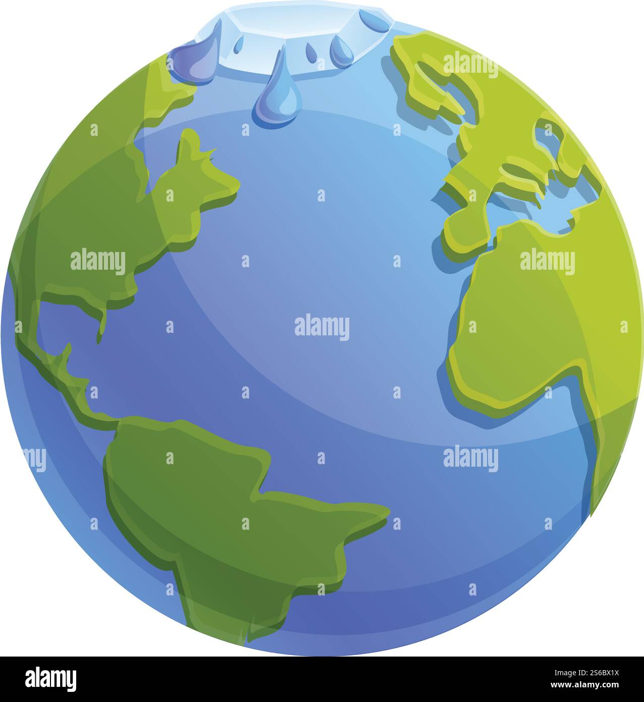 Global warm planet icon. Cartoon of global warm planet vector icon for ...