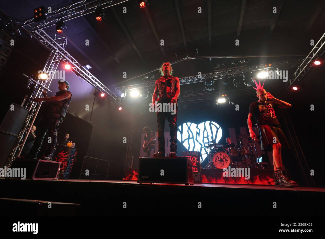 Italian punk-rock band La Sad in concert at Estragon Club, Bologna ...