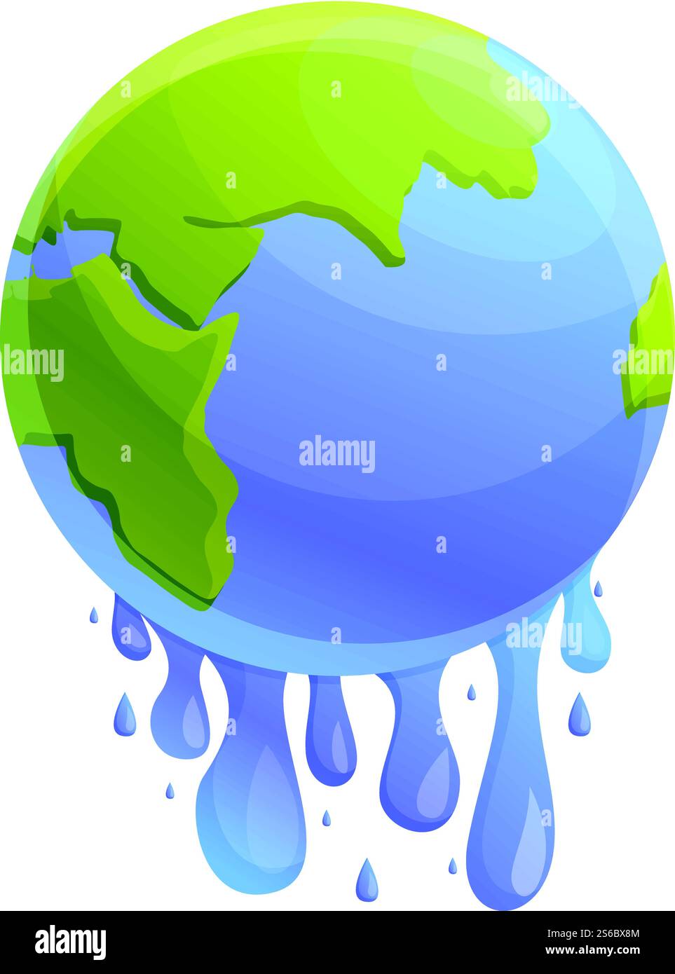 Global warm change icon. Cartoon of global warm change vector icon for ...