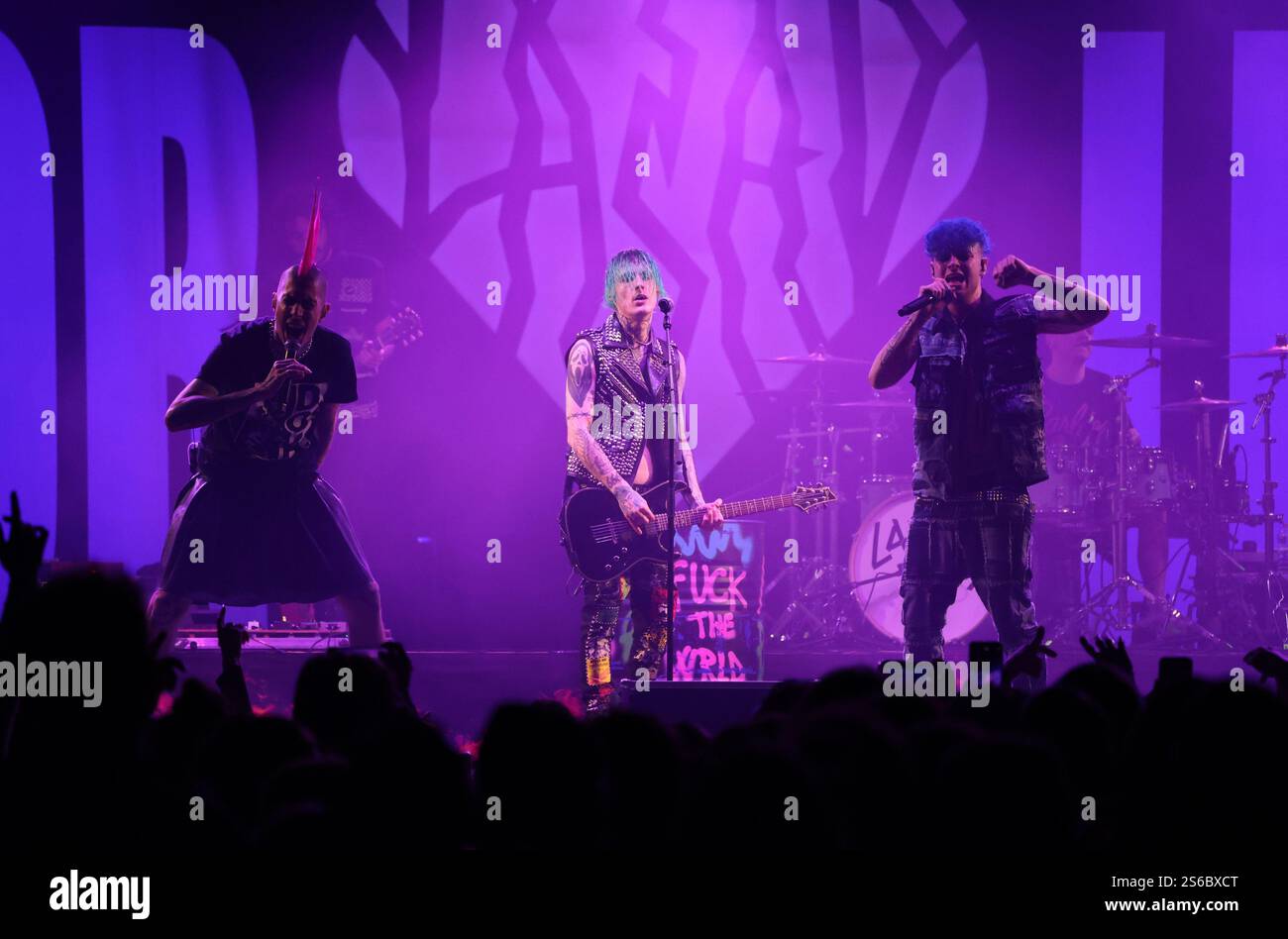 Bologna, Italy. 16th Jan, 2025. Italian punk-rock band La Sad in ...