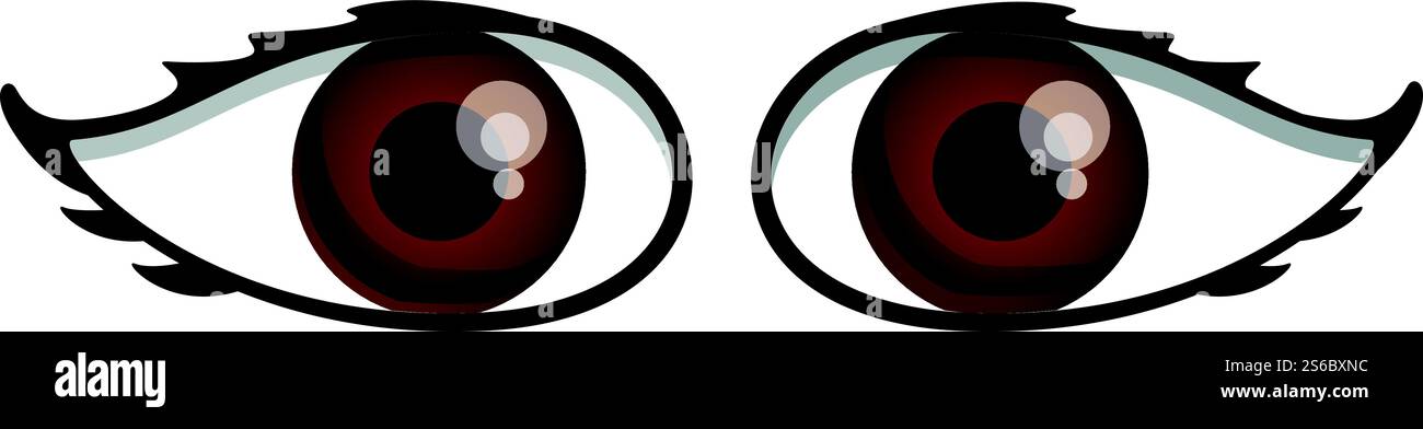 Happy eyes icon. Cartoon of happy eyes vector icon for web design ...