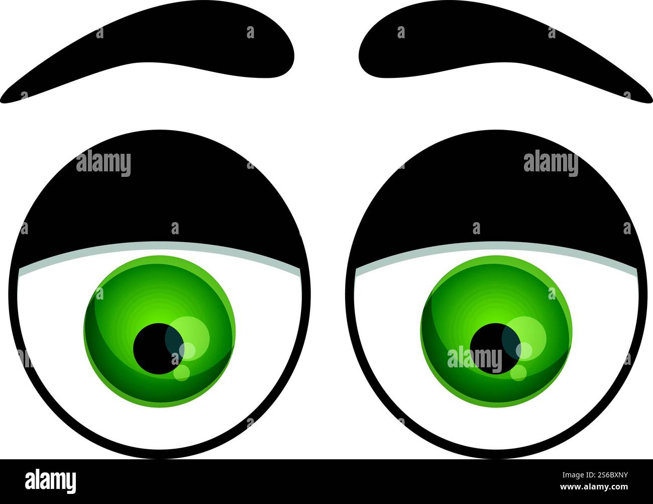 Tired eyes icon. Cartoon of tired eyes vector icon for web design ...