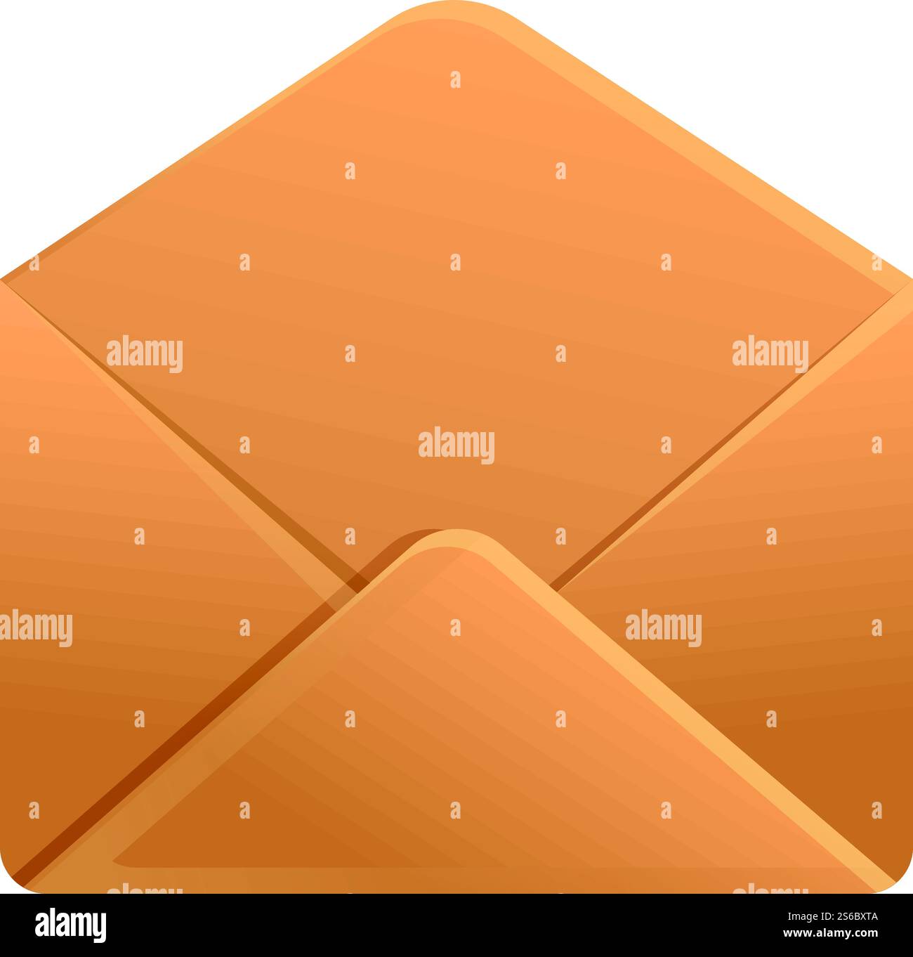 Postcard envelope icon. Cartoon of postcard envelope vector icon for ...
