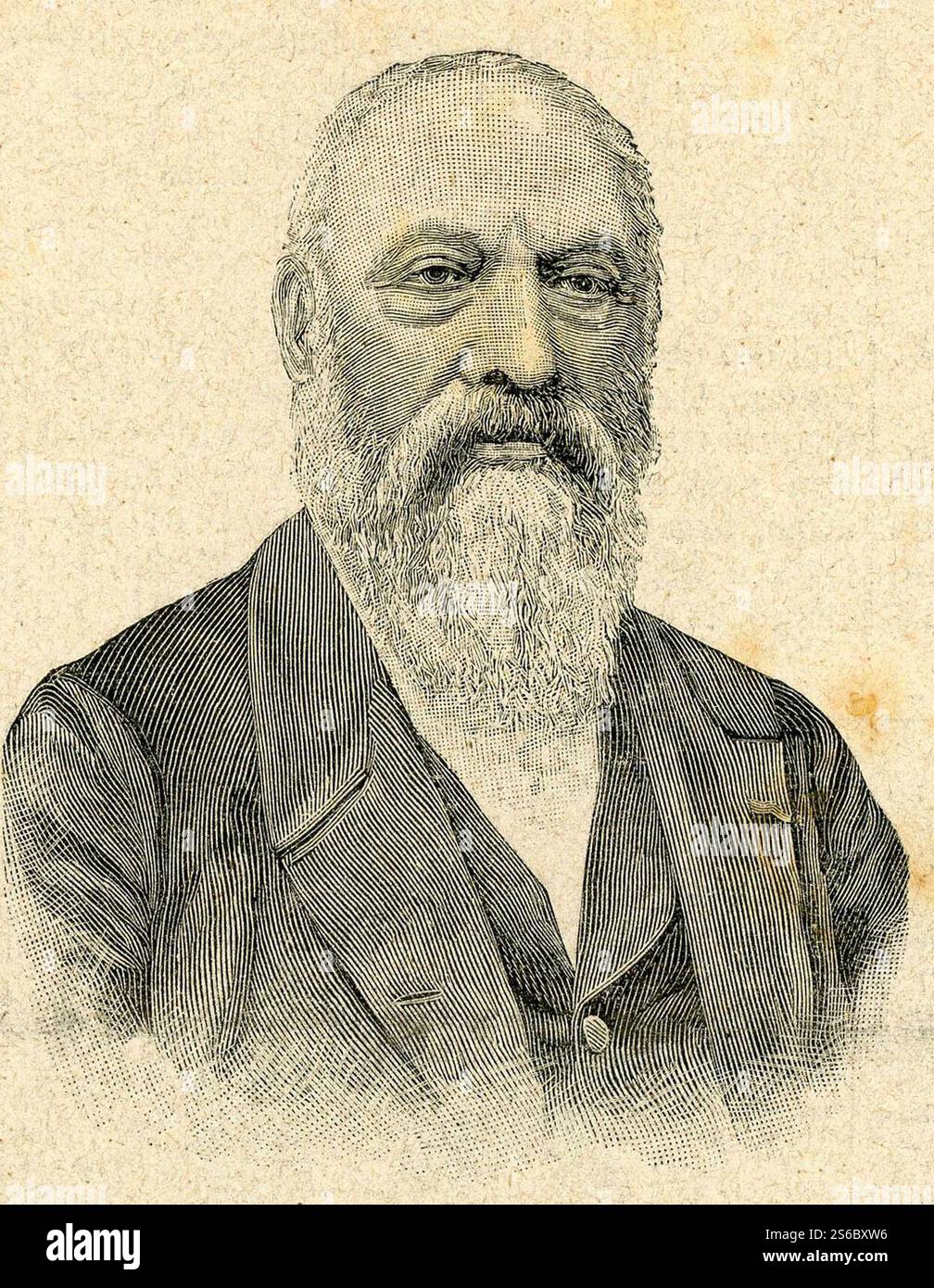 Giovanni Macé, autore della Storia d’un boccone di pane Stock Photo - Alamy