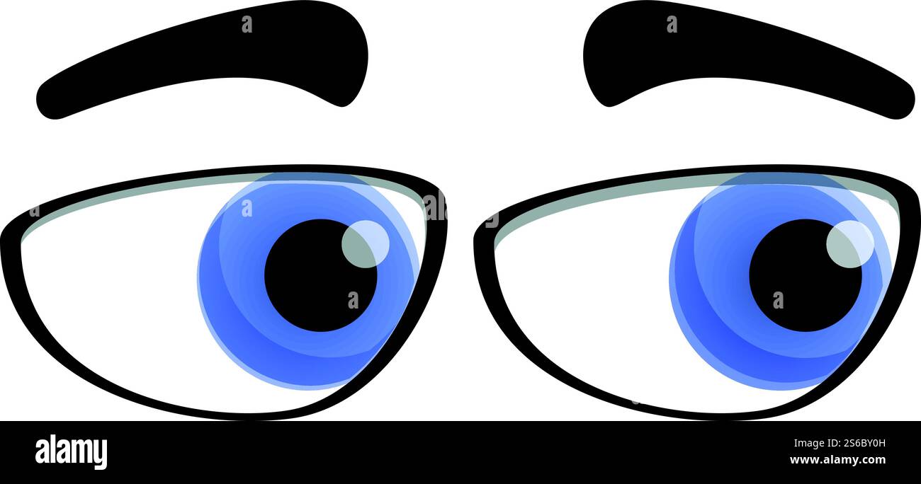 Friendly eyes icon. Cartoon of friendly eyes vector icon for web design ...