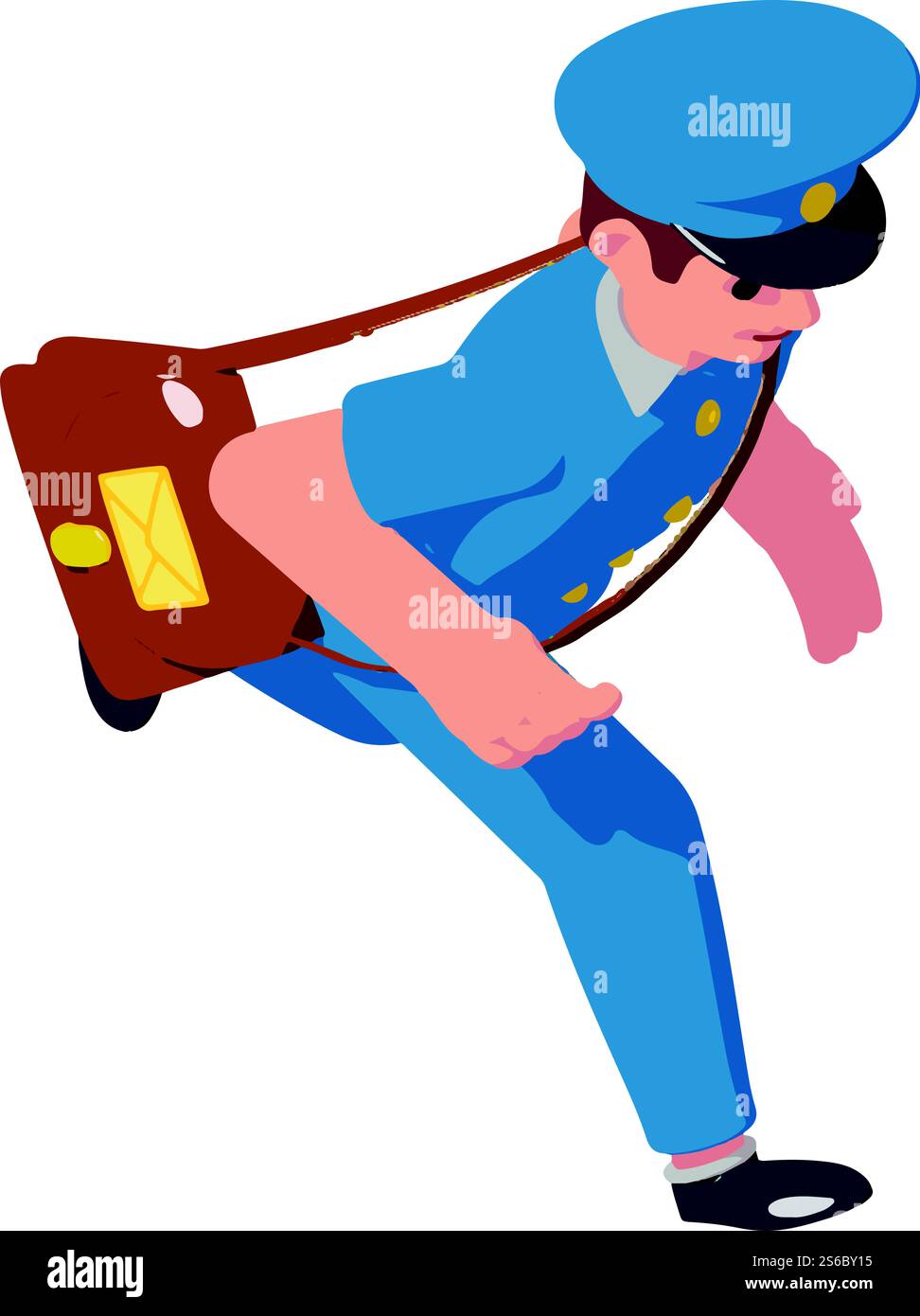 Running postman icon. Isometric of running postman vector icon for web ...