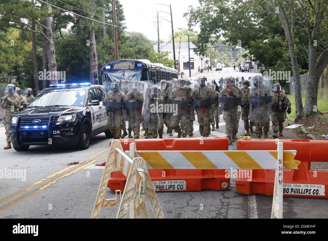 Georgia Army National Guardsmen and 170th Military Police (MP ...