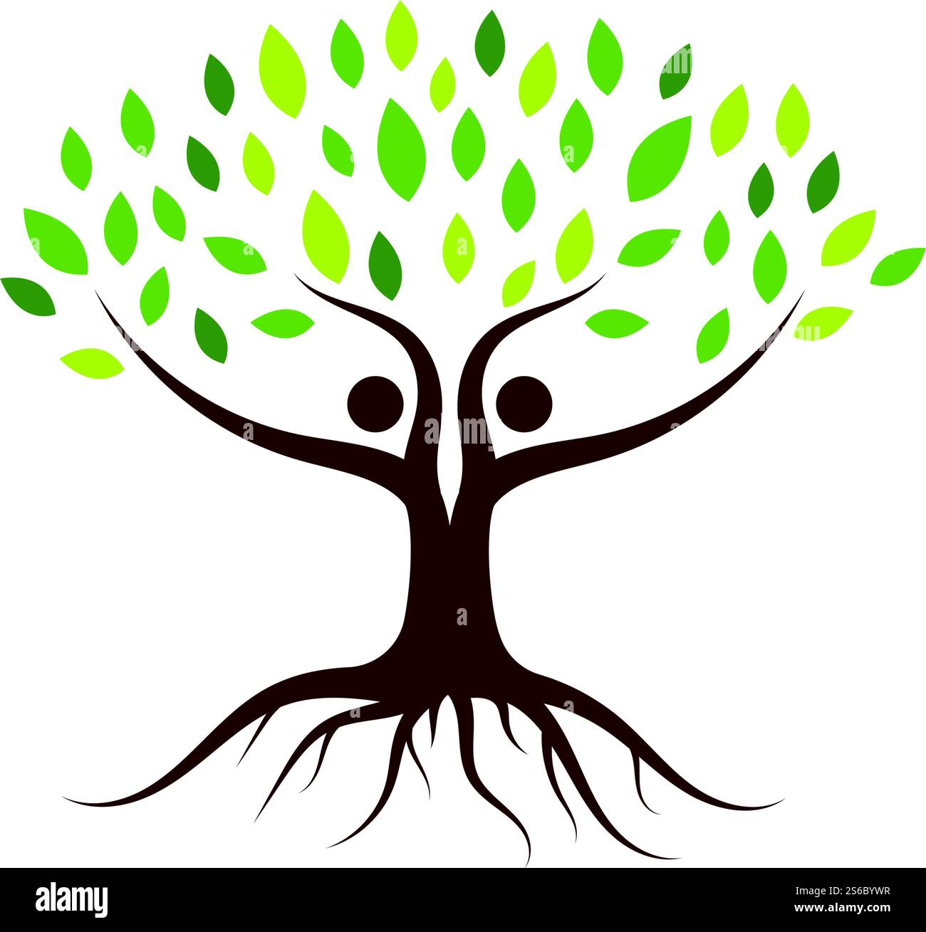 Tree nature care vector illustration Stock Vector Image & Art - Alamy