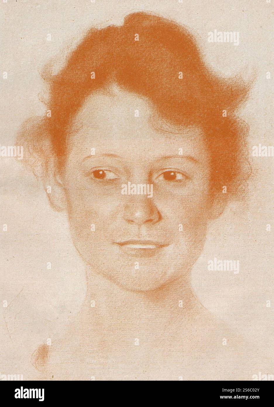 Fritz Erler - Junge Frau, Jugend 1898 Stock Photo - Alamy