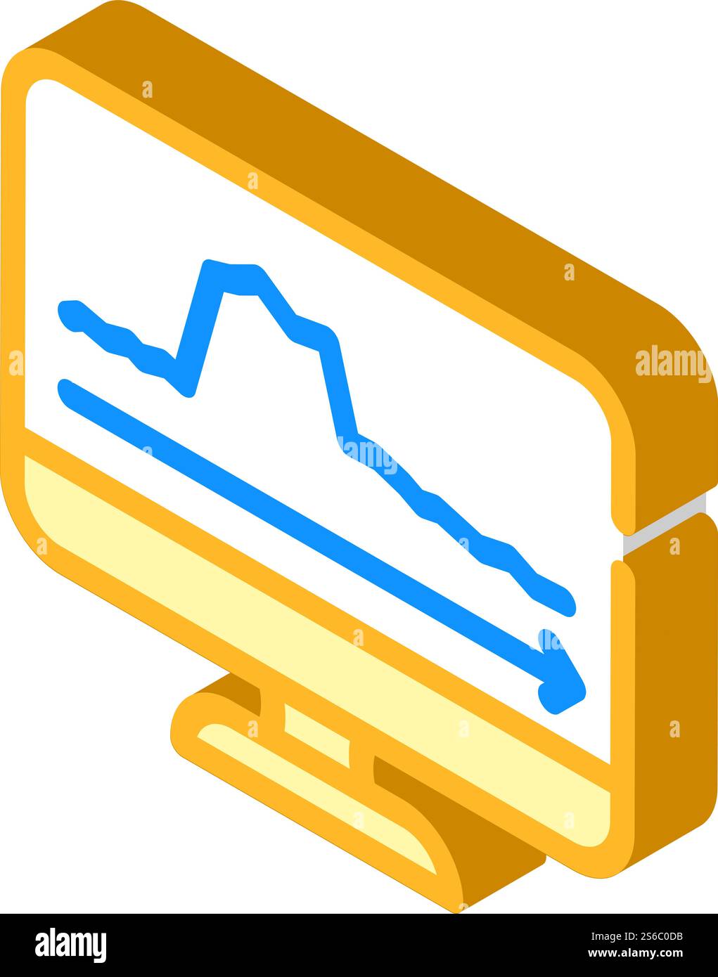 peak voltage surges isometric icon vector. peak voltage surges sign ...