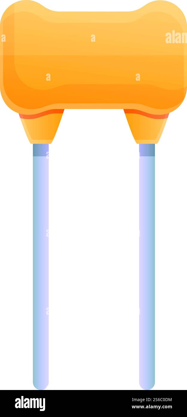 Science capacitor icon. Cartoon of science capacitor vector icon for ...