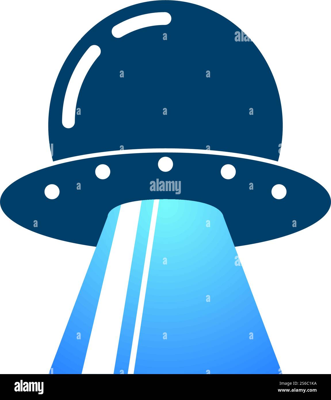 Ufo spaceship illustration vector flat design Stock Vector Image & Art ...