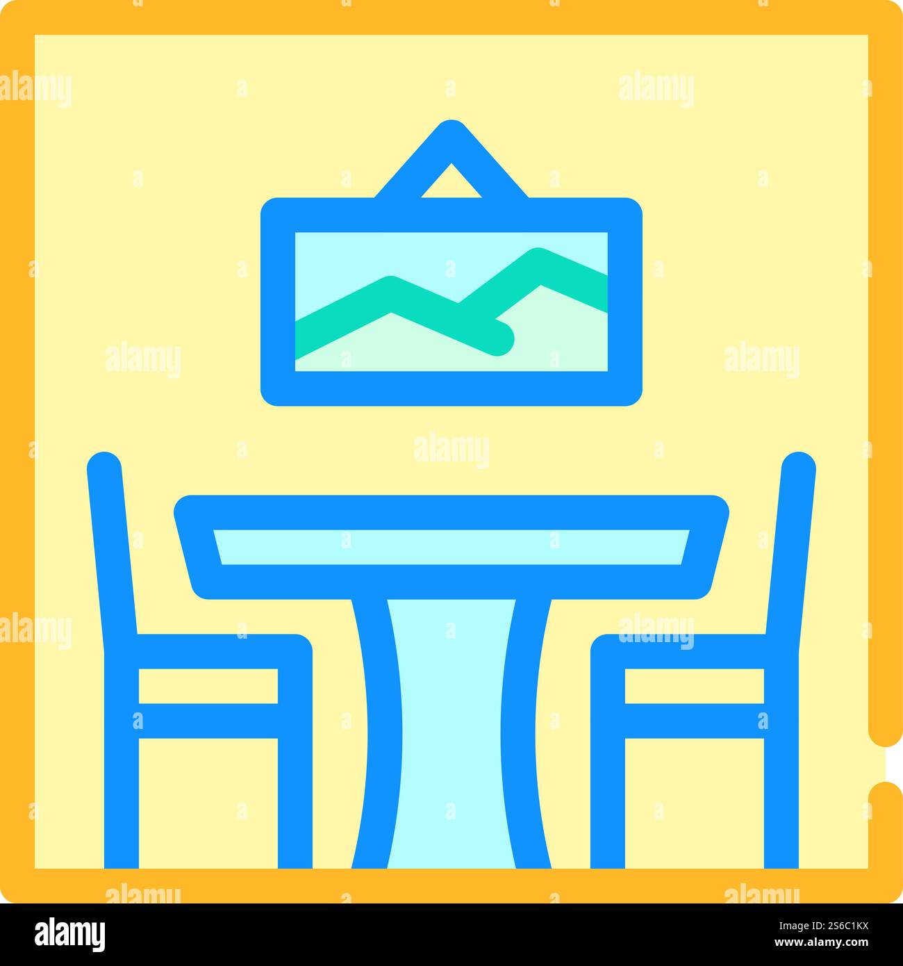 canteen place for eating color icon vector. canteen place for eating ...