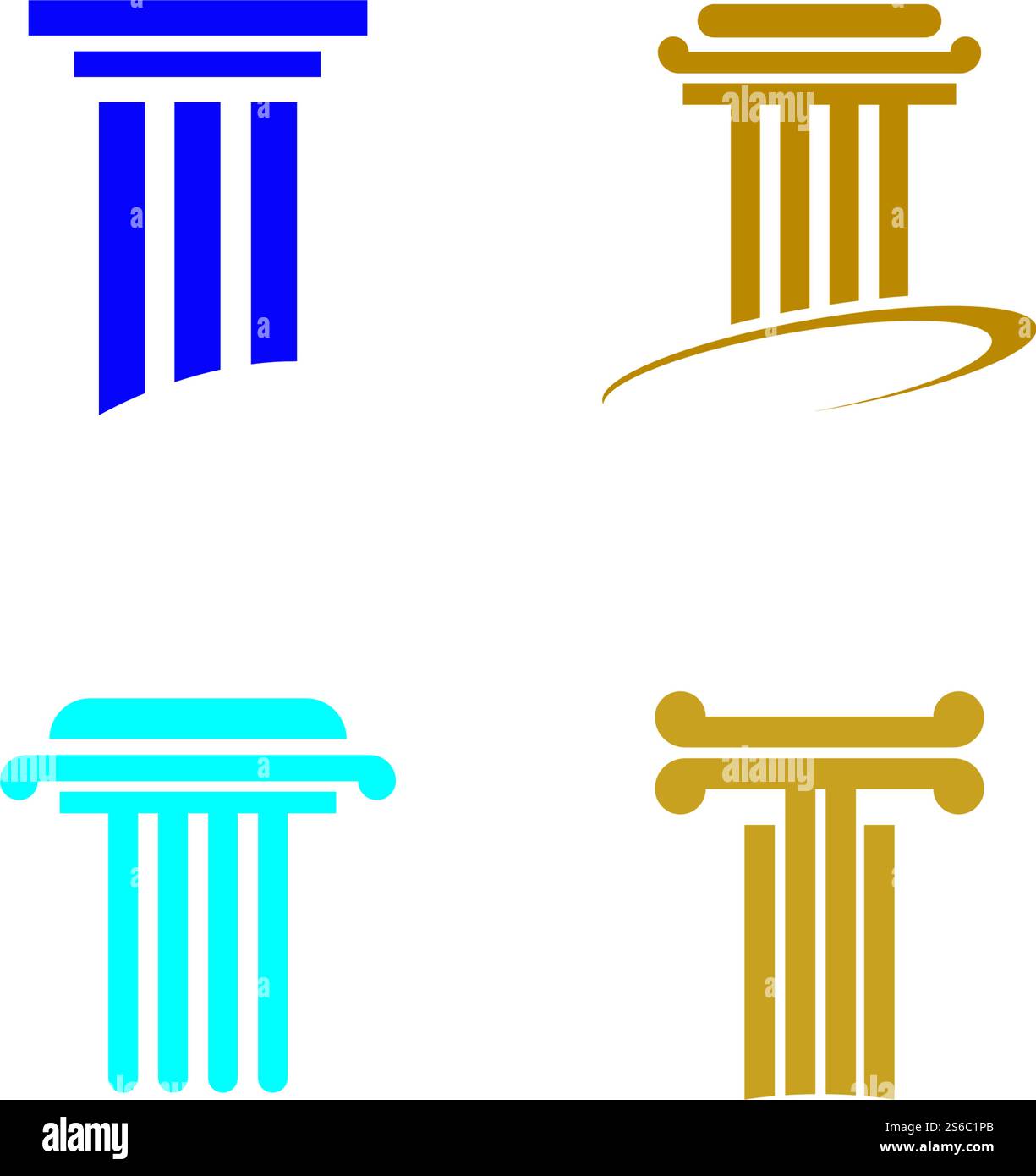 pillar Logo vector Template design Stock Vector Image & Art - Alamy