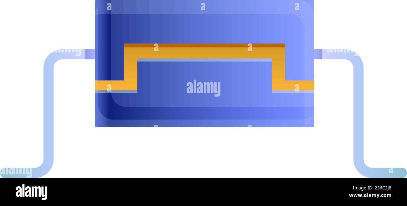 Business capacitor icon. Cartoon of business capacitor vector icon for ...