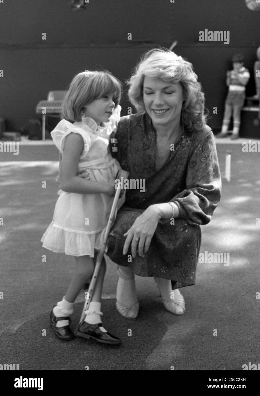 Susan Sullivan with March of Dimes Poster Child, Tracey Taylor Circa ...