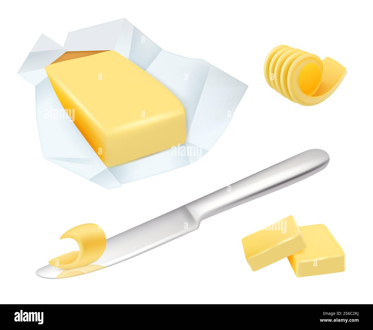 Butter. Margarine breakfast milk butter for cooking food vector ...