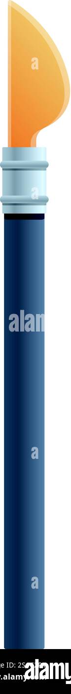 Lettering ruling pen icon. Cartoon of lettering ruling pen vector icon ...