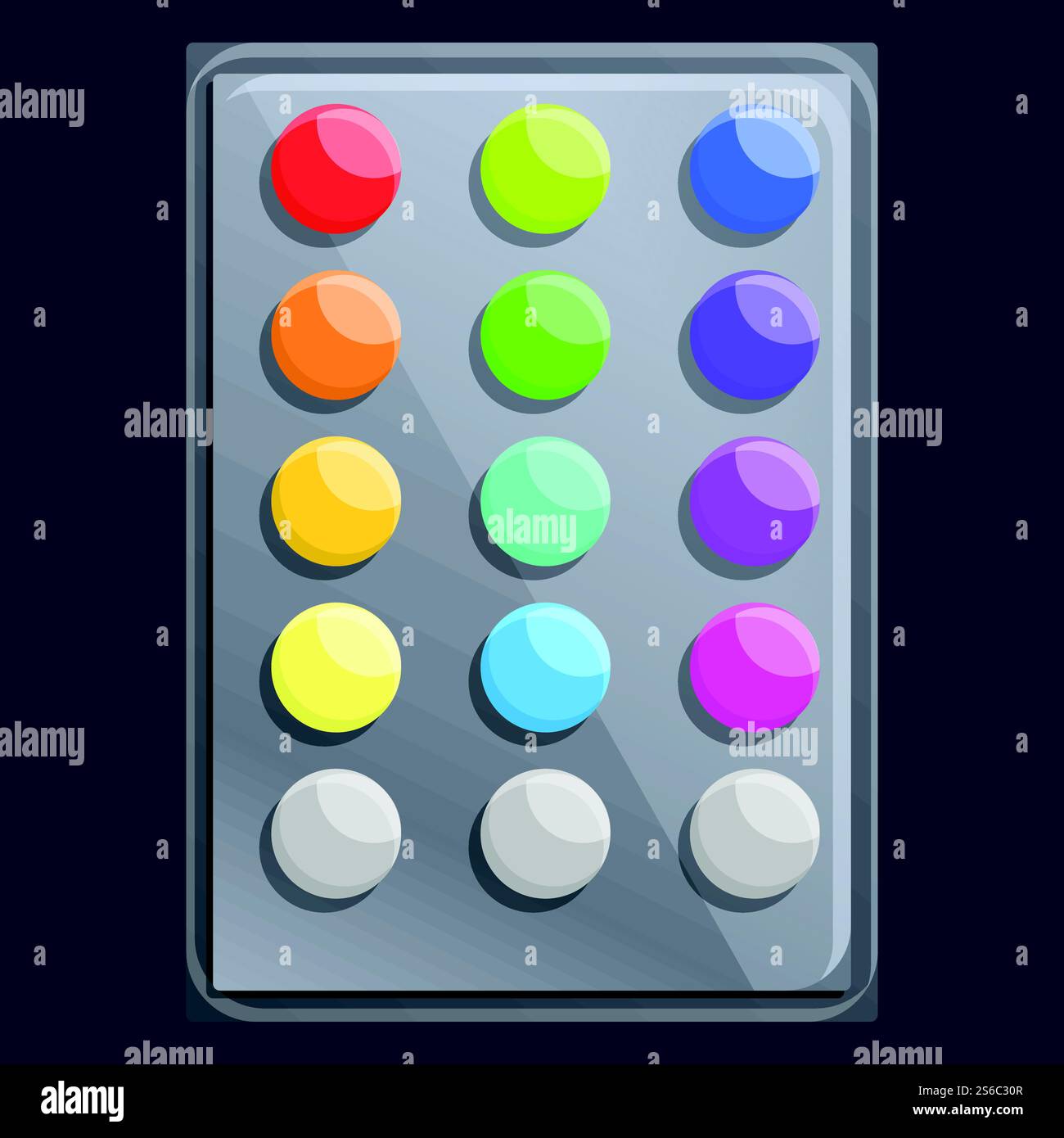 Colorful led strip lights icon. Cartoon of colorful led strip lights ...