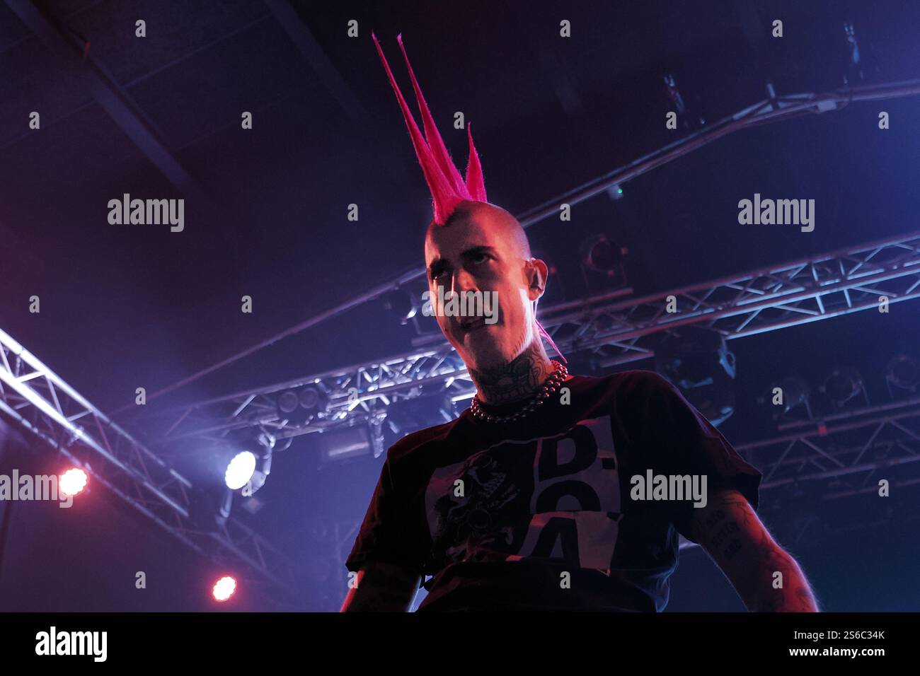 Bologna, Italy. 16th Jan, 2025. Italian punk-rock band La Sad in ...
