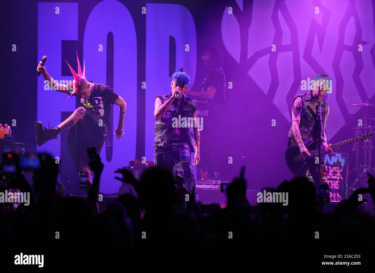 Italian punk-rock band La Sad in concert at Estragon Club, Bologna ...