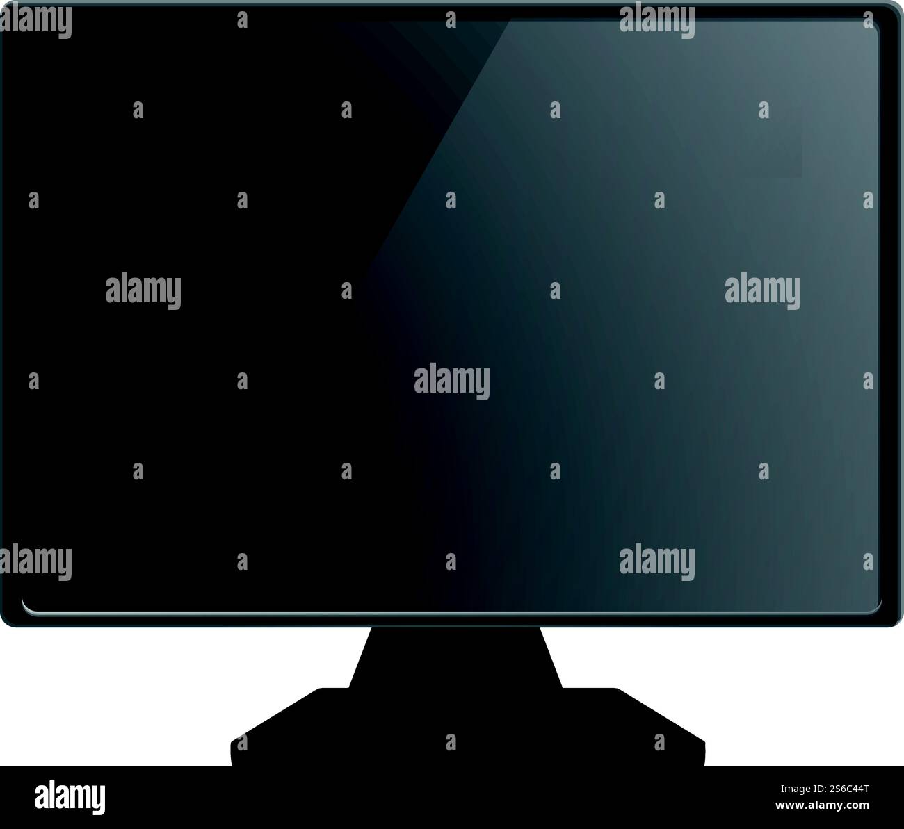Library monitor icon. Cartoon of library monitor vector icon for web ...