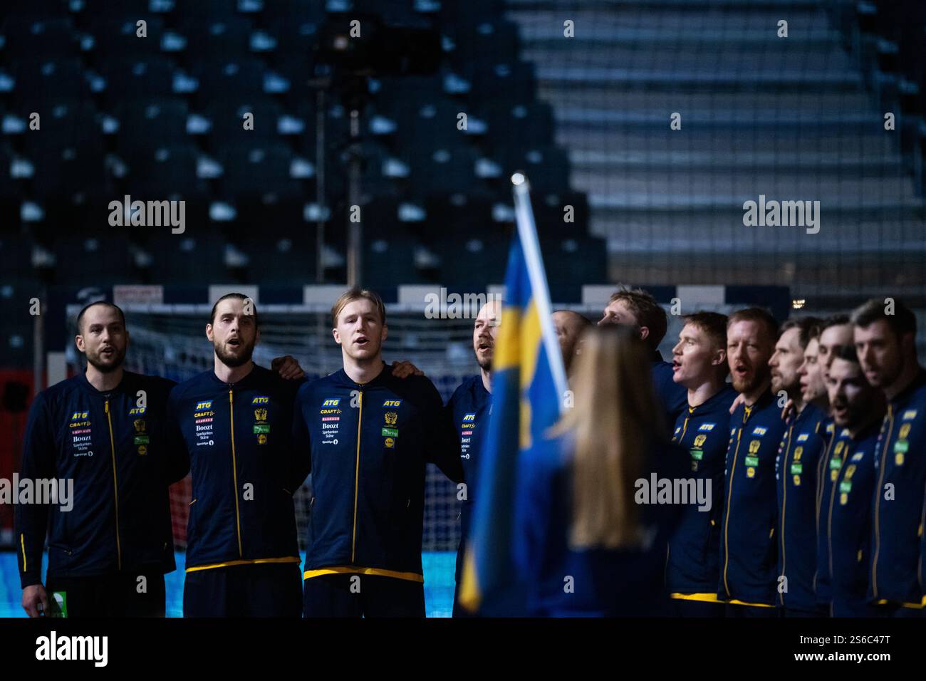 250116 Goalkeeper Fabian Norsten, Olle Forsell Schefvert, Eric ...