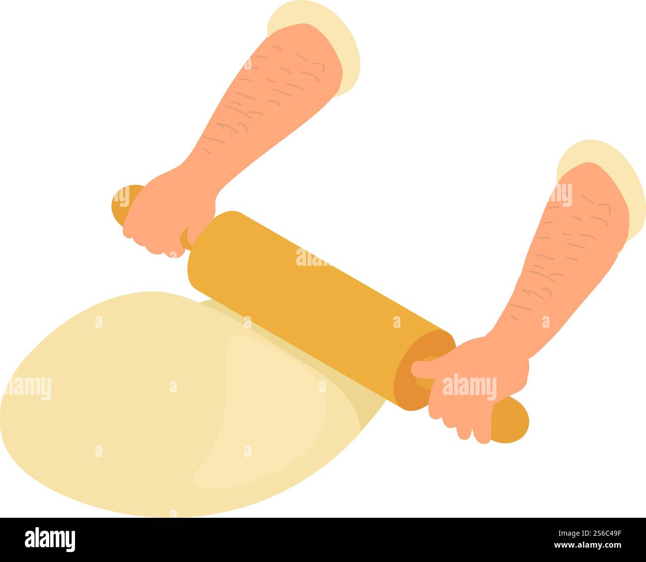 Bakery factory dough process icon. Isometric of bakery factory dough ...