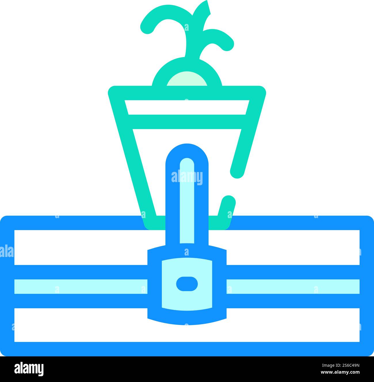 hydroponics color icon vector. hydroponics sign. isolated symbol ...