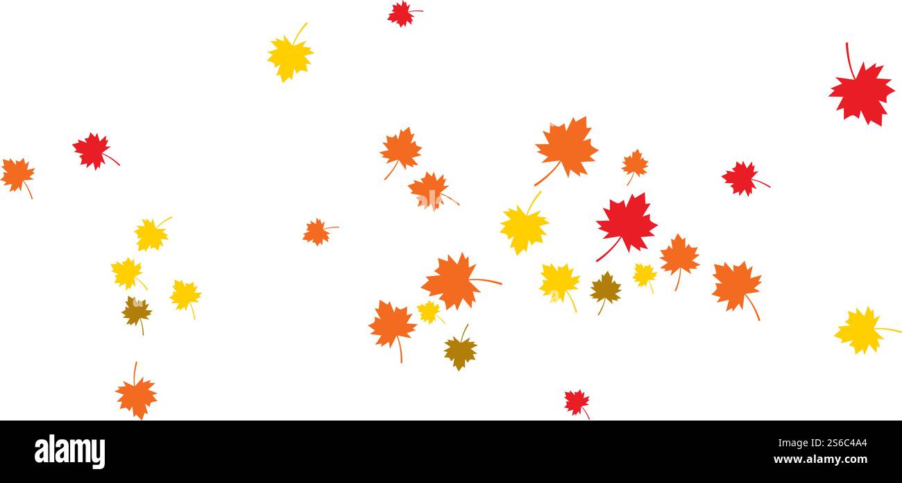 Autumn Leaf background template vector illustration Stock Vector Image ...