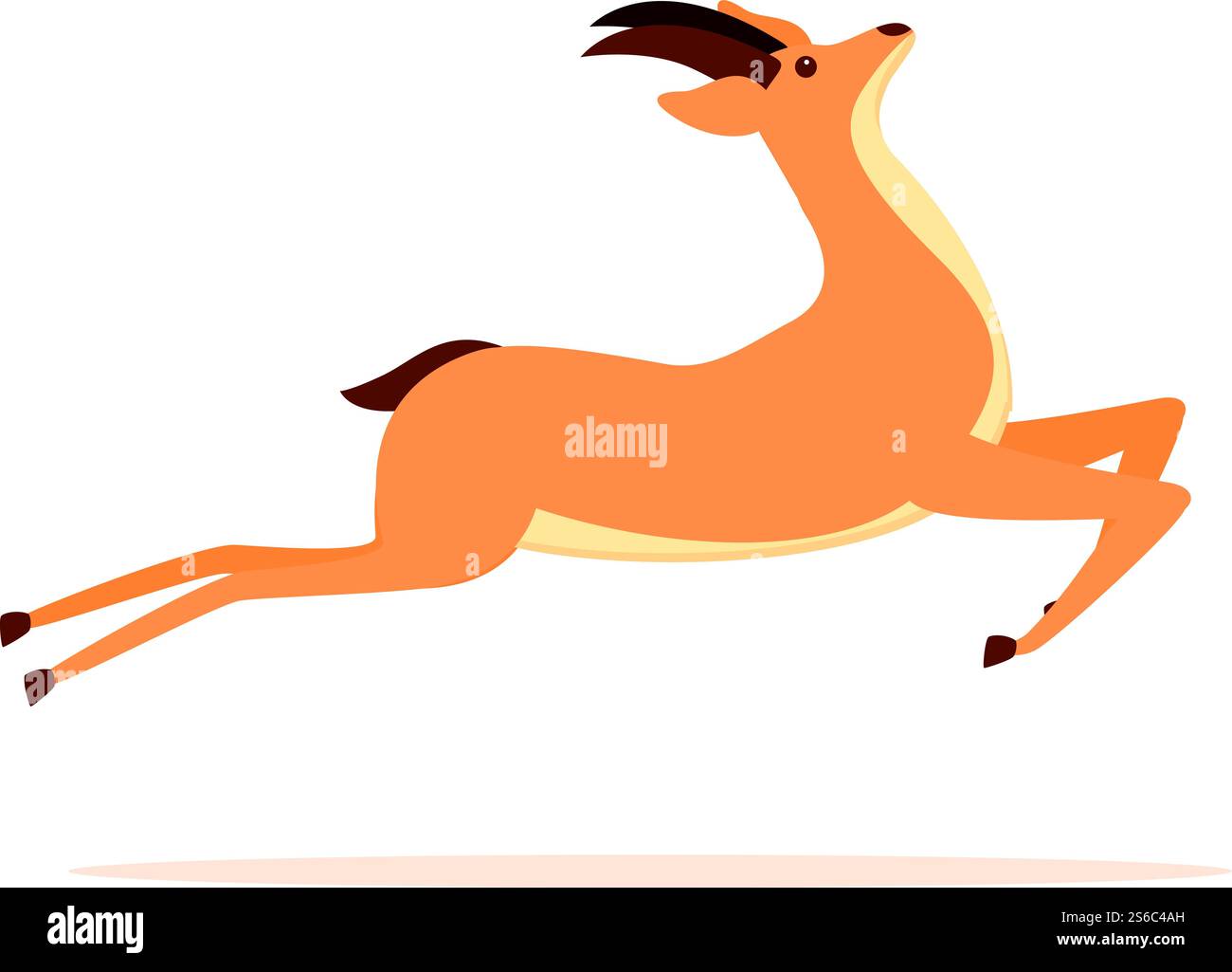 Gazelle icon. Cartoon of gazelle vector icon for web design isolated on ...