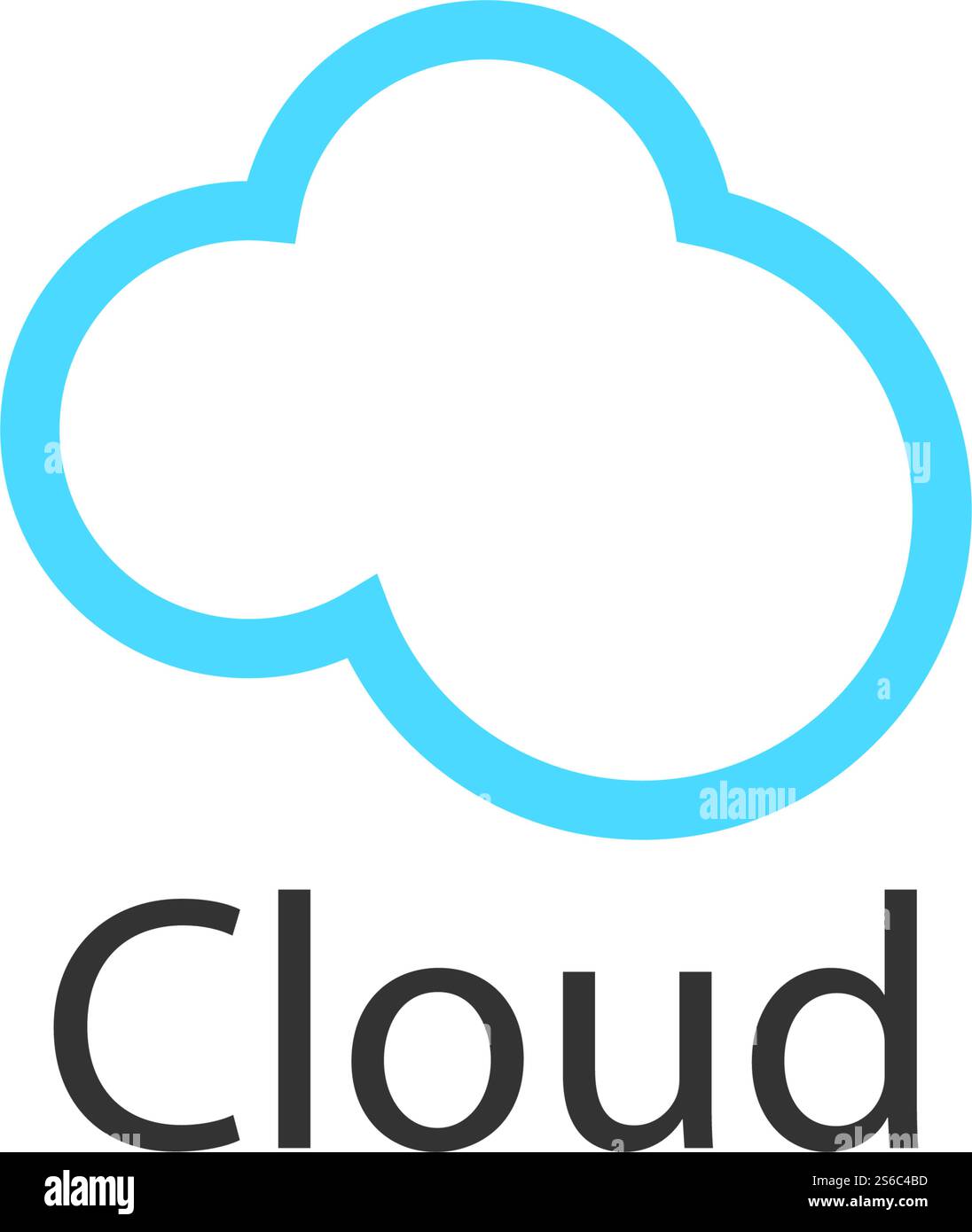Cloud Logo vector design Template Stock Vector Image & Art - Alamy